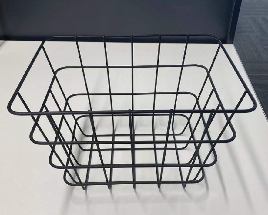 Metal Wire Storage Basket, Iron Basket Without Interlining Bathroom ...